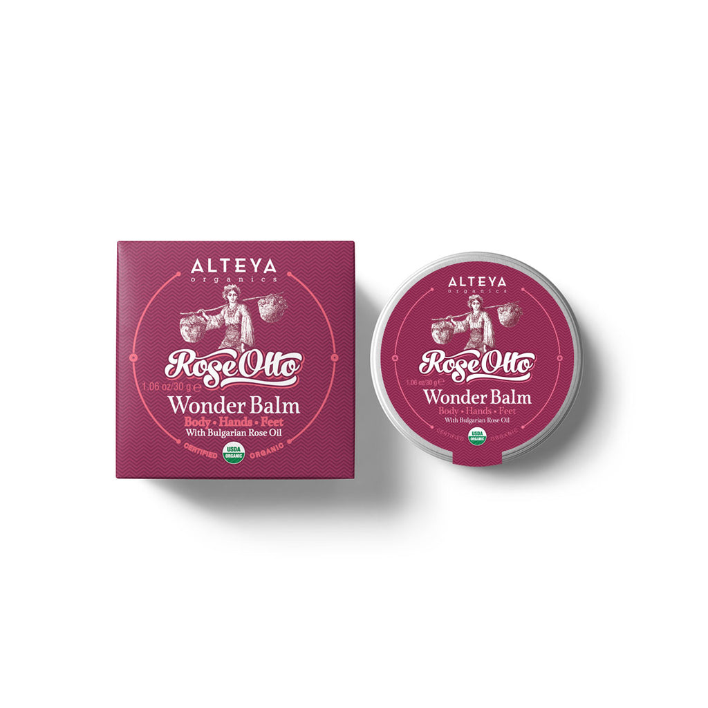 Organic Rose Otto Wonder Balm 30 g – Alteya Organics
