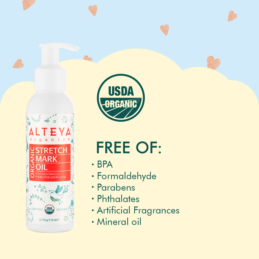 Organic Stretch Mark Oil 110ml - UK